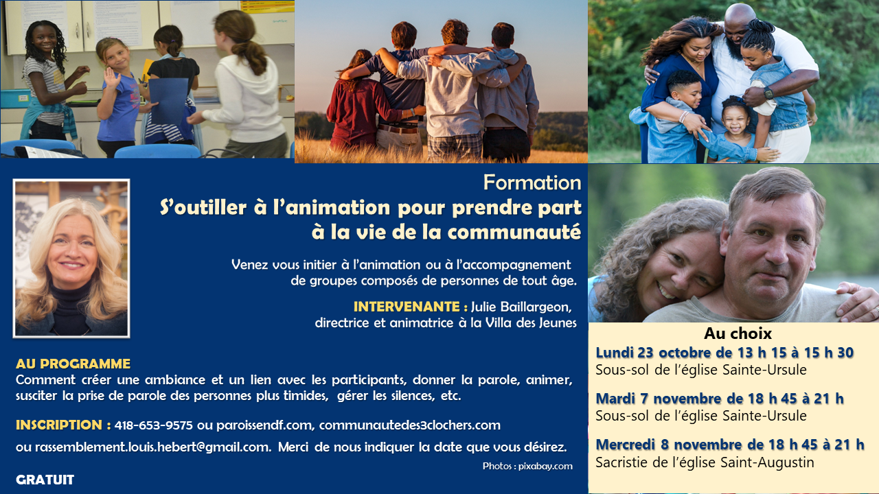 Une série de formations pour s'outiller à l'animation communautaire ...